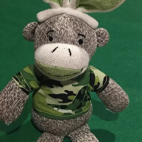 Sock Monkey | Toys | Dan Dee Camouflage Camo Sock Monkey Easter Bunny ...